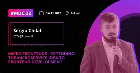 Sergiu Chilat On Linkedin Mdc22 Event Mdc Moldova Developer Conference