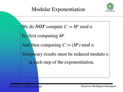 ppt modular exponentiation powerpoint presentation free download