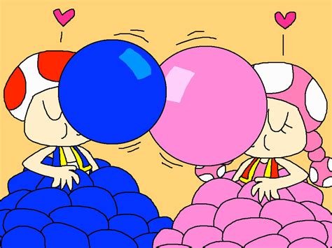 Toad And Toadette With Gumballs By Pokegirlrules On Deviantart