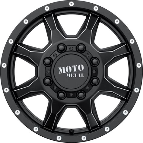 17 Moto Metal Mo995 Blackmilled Dually Wheels — Dually Wheels Canada