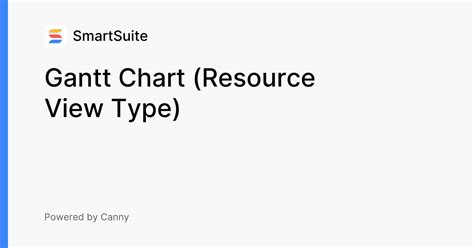 Gantt Chart Resource View Type Voters Smartsuite