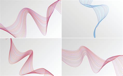 Set Of Geometric Wave Pattern Background Abstract Waving Line Vector Art At Vecteezy
