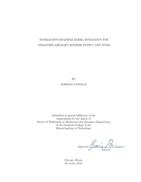 Pdf Interactive Multiple Model Estimation For Unmanned Aircraft Systems Detect And Avoid