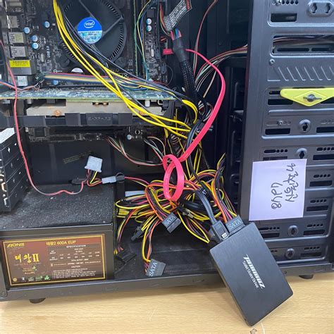 컴빌런 평택 송탄 신철 고객님 가정용컴퓨터사용 중 부팅 후 바로 꺼짐 확인 결과 Ssd 불량