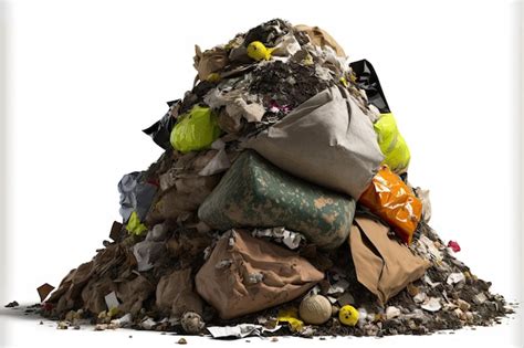 Premium Photo Small Garbage Dump Made Of Plastic And Paper Waste Premium Photo Small Garbage Dump Made Of Plastic And Paper Waste