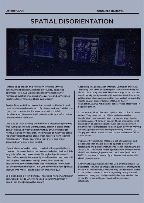 Spatial Disorientation