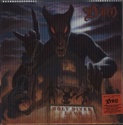 Dio Holy Diver Live Lenticular Insert Sealed Uk 3 Lp Vinyl Set