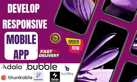 Build Adalo Mobicommerce Bubble Flutterflow Develop Mobile App Ios