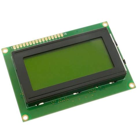 Electronic Module Display LCD X V Yellow Green Backlit Cablematic