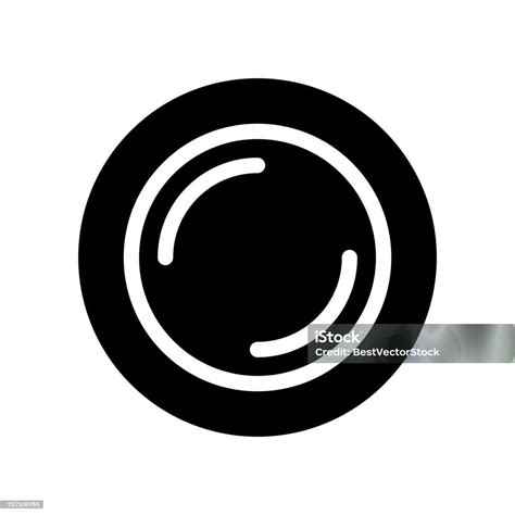 플레이트 아이콘입니다 부엌 컬렉션에서 흰색 배경에 유행 플레이트 로고 개념 공란에 대한 스톡 벡터 아트 및 기타 이미지 공란 레스토랑 모던 양식 Istock