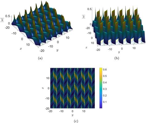 Profiles Of The Dynamical Behavior Of The Solution 43 In 3d And Download Scientific Diagram