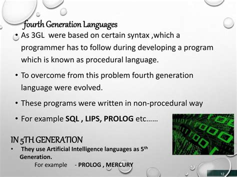 evalution of computer langages ppt