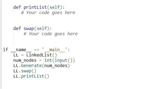 Solved In Python Pls And The Resulting Linked List After