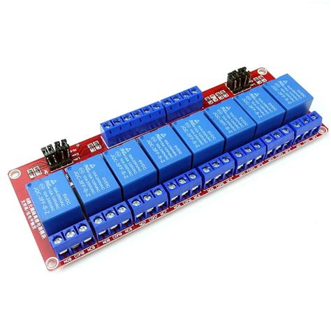 Modul Releu Cu 8 Canale Elektroweb 5 V 10 A 250 V EMAG Ro Modul Releu Cu 8 Canale Elektroweb 5 V 10 A 250 V EMAG Ro