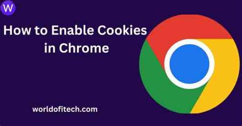 How To Enable Cookies In Chrome