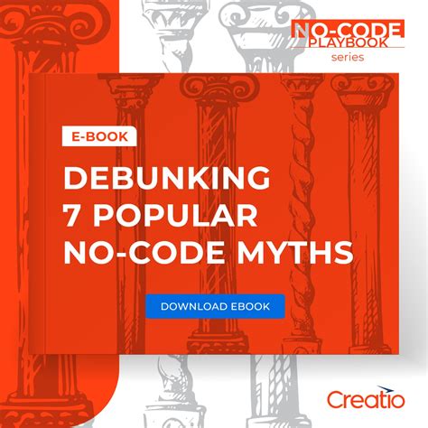 Creatio On Linkedin [ebook] Debunking 7 Popular No Code Myths Creatio