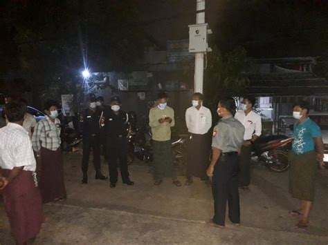 ဒဂုံမြို့သစ် အရှေ့ပိုင်း မြို့နယ်၌ ဒေသန္တရ ညမထွက်ရအမိန့်အား လိုက်နာမှုရ