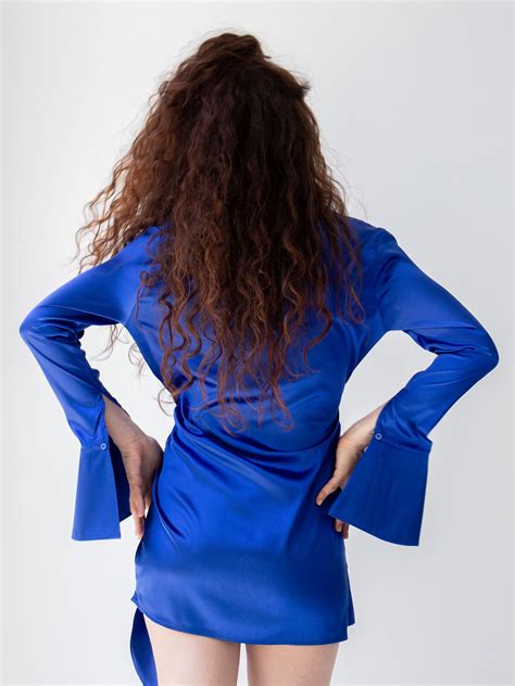 Sotris Collection Self Tie Overlay Shirt Dress Sotris Stores