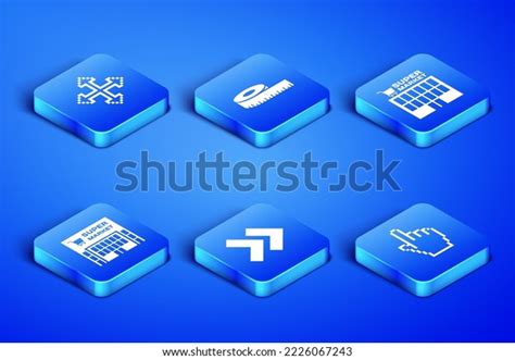 Set Pixel Hand Cursor Arrows Four Stock Vector Royalty Free Shutterstock