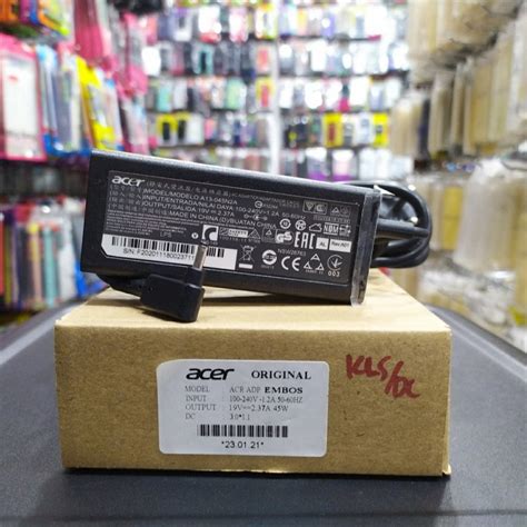 Jual Adaptor Charger ORI Acer Aspire 3 A314 A315 Aspire 5 Swift 3 Pin Kecil Shopee Indonesia