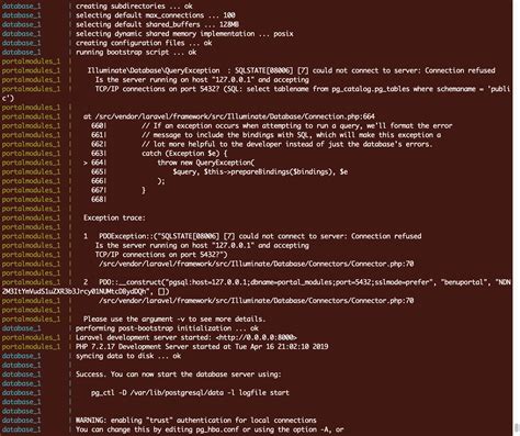 Connection Refused During Migration Inside The Docker In Laravel 58