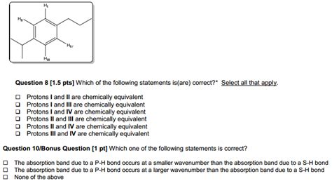 Solved Which Of The Following Statements Isare Correct
