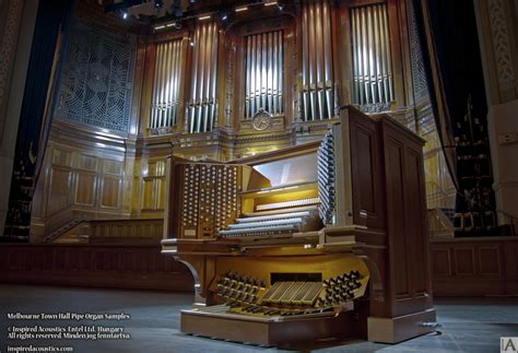 Melbourne Town Hall Pipe Organ Samples Inspired Acoustics