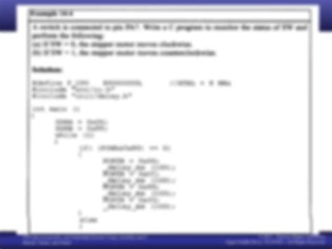 Solution Mpi Avr Lecture In C Adc Steppermotor Wavegeneration