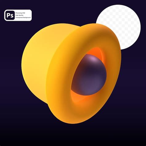 Premium Psd Notification In 3d Render For Graphic Asset Web