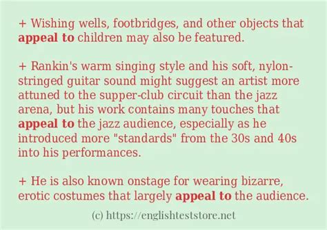 Appeal To Some Example Sentences Englishteststore Blog