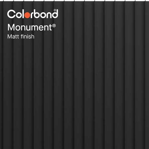 Monument® Matt Finish Standing Seam Profile By Colorbond® Steel Style Sourcebook