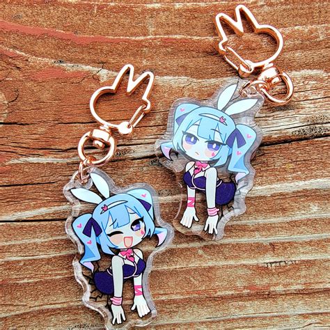 Hatsune Miku Rabbit Hole Ver Acrylic Charm Etsy