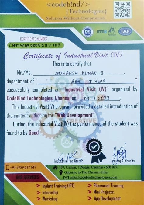 Learned About Content Authoring Web Development Adharsh Kumar Posted