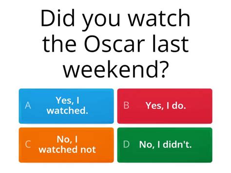 Simple Past Tense Review Questionário Simple Past Tense Review Questionário