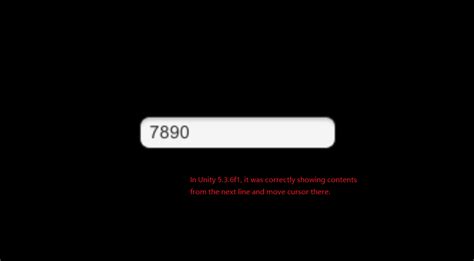 Input Field With Multi Line Set Does Not Work Properly Unity Engine