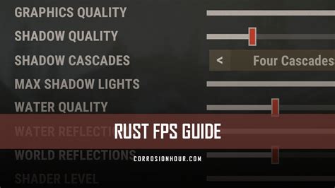 RUST FPS Guide Improve Your FPS Corrosion Hour