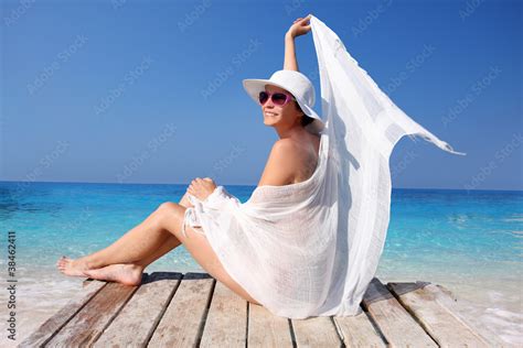 Sexy Woman On The Beach Stock Photo Adobe Stock