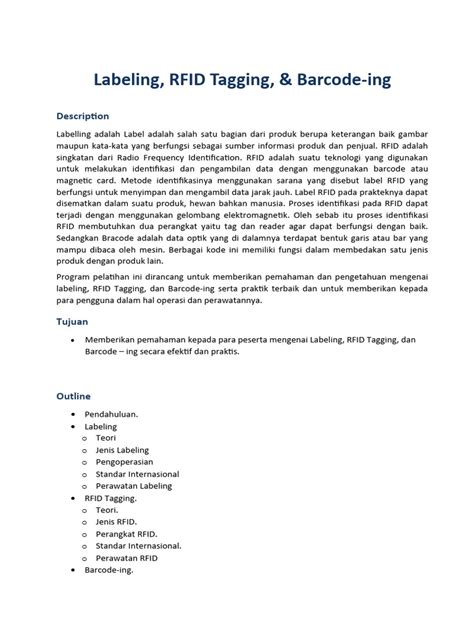 Brochure Labeling Rfid Tagging And Barcode Ing Pdf Brochure Labeling Rfid Tagging And Barcode Ing Pdf