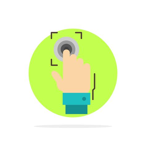 Fingerprint Identity Recognition Scan Scanner Scanning Abstract Circle