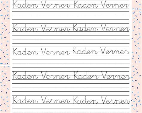 Personalized Cursive Writing Custom Signatures Personalized Cursive