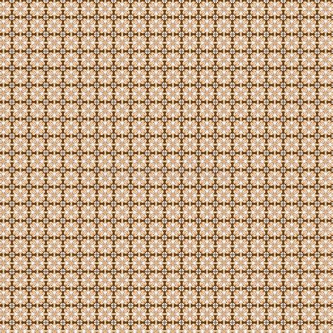 Abstract Geometric Floral Pattern In Natural Muted Earth Tones Cozy