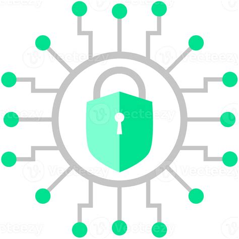 Color Cybersecurity Icon 24696734 Png