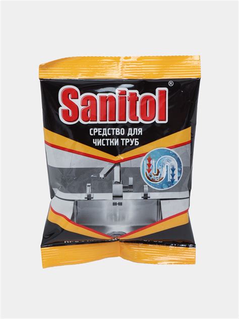 Антизасор для чистки труб, Sanitol купить по низким ценам в интернет ...