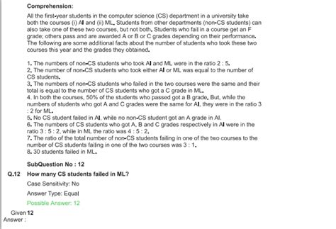 logical reasoning cat 2022 set 3 data interpretation and logical