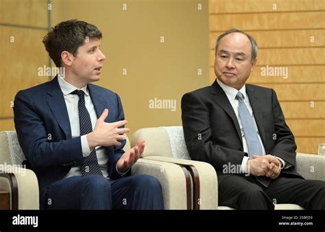 Sam Altman L Ceo Of Openai And Softbank Group Chairman And Ceo