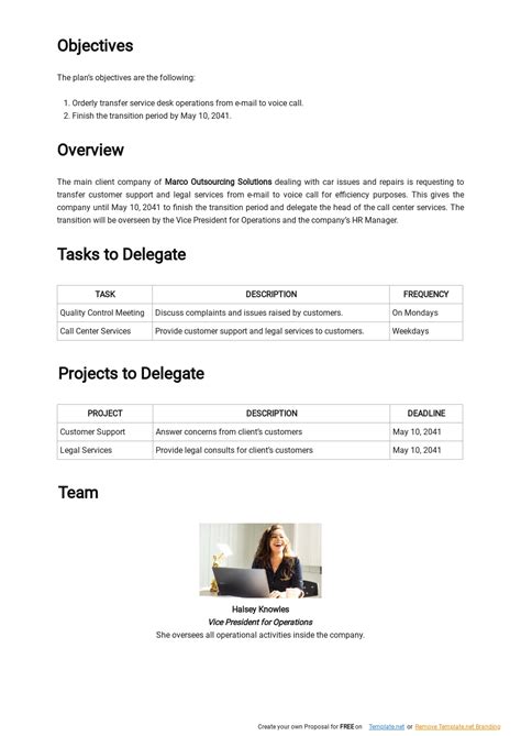 Service Desk Transition Project Plan Template Google Docs Word Apple Pages Template Net