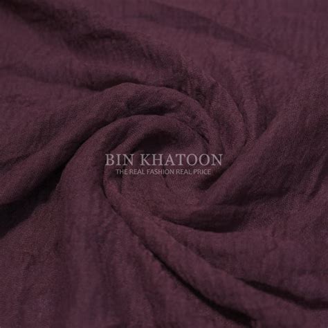 Crimps Dark Purple Hijab Bin Khatoon