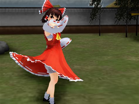[mmd] Touhou Project Reimu By Doublezeroblackhole On Deviantart