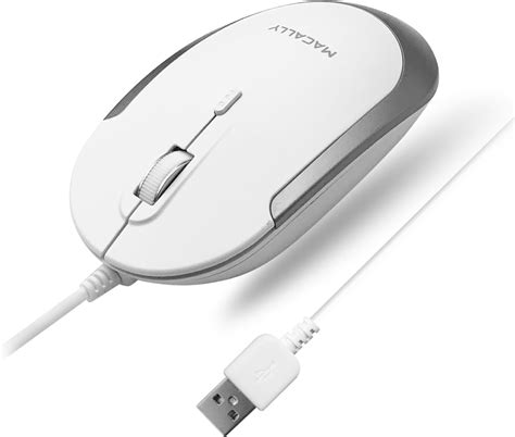 Macally Usb C Mouse For Mac Sculpted For Comfort Wired Type C Mouse For Macbook