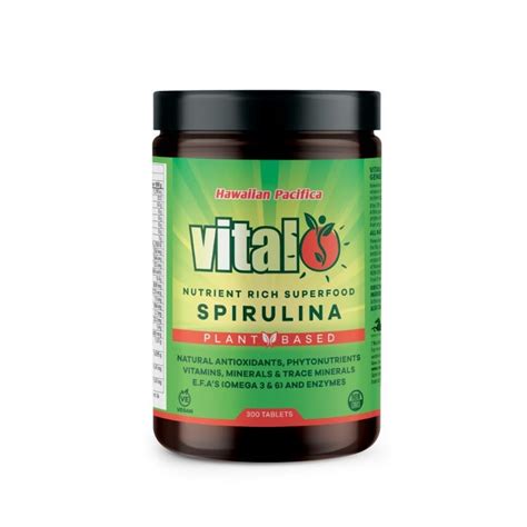 Vital Plant Based Nutrient Rich Superfood Spirulina Tab X 300 Buy Online In Australia